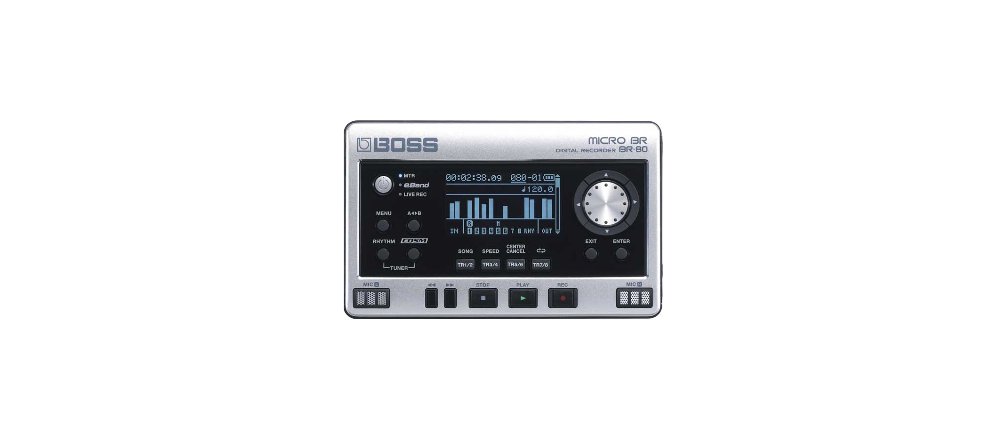 Boss BR80 | Kleine studio recorder | Dijkman Muziek