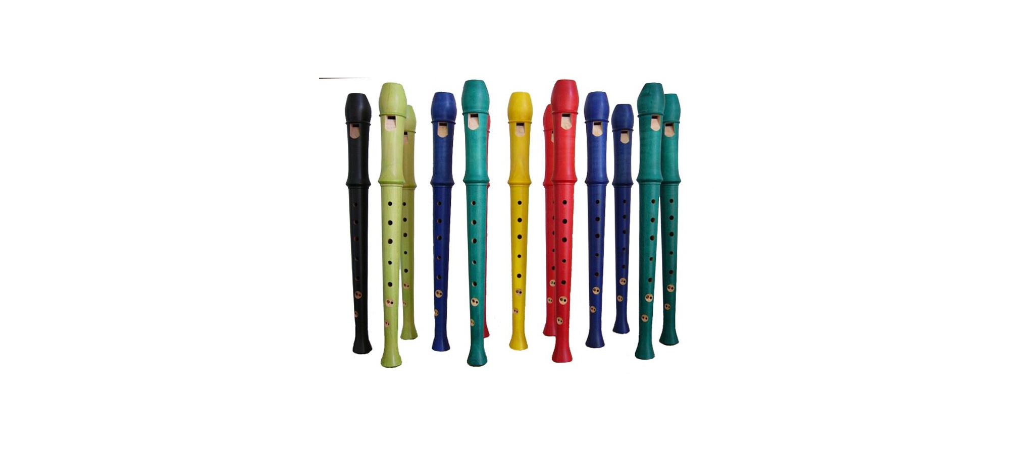 Aura BSF2B Fantasy Sopraan Blokfluit enkel/Duits boring Blauw