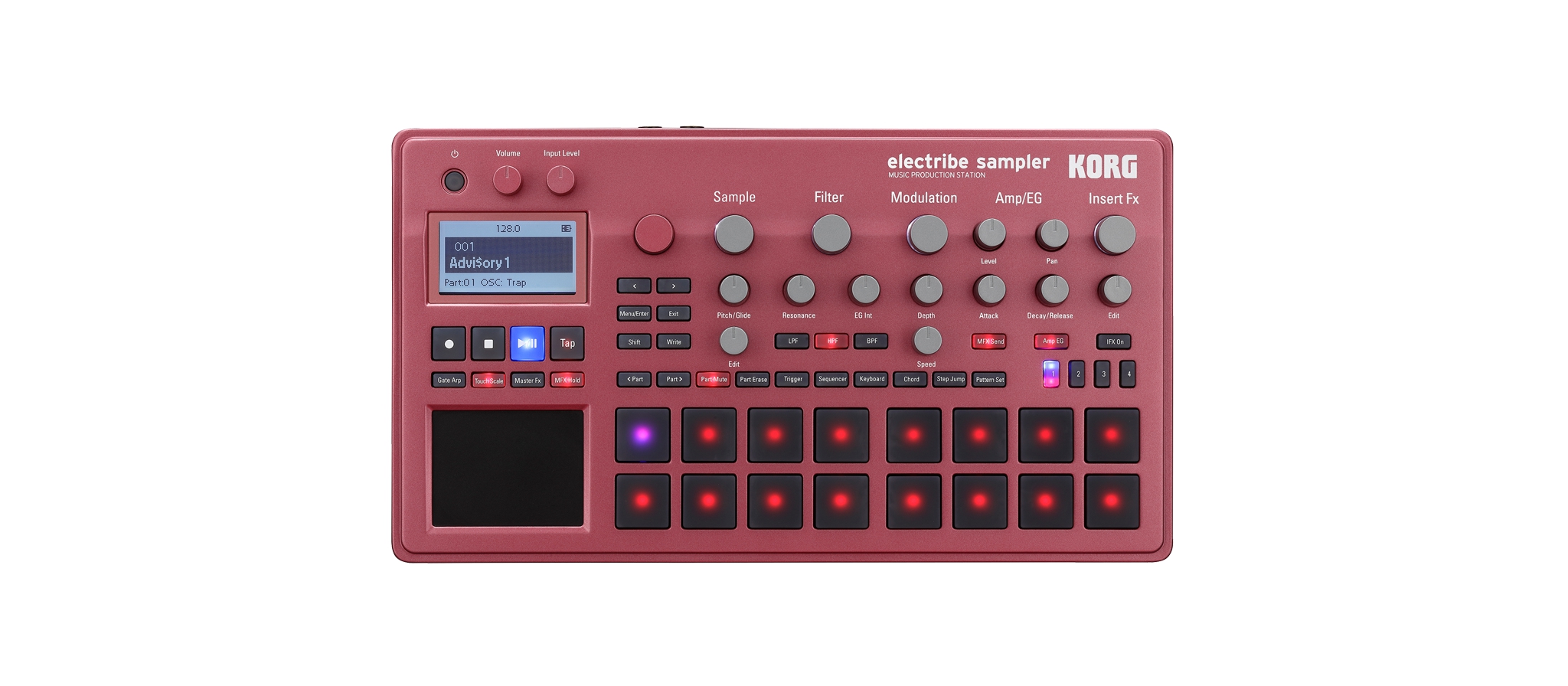 Korg Electribe 2 sampler Red| Workstation | Dijkman Muziek