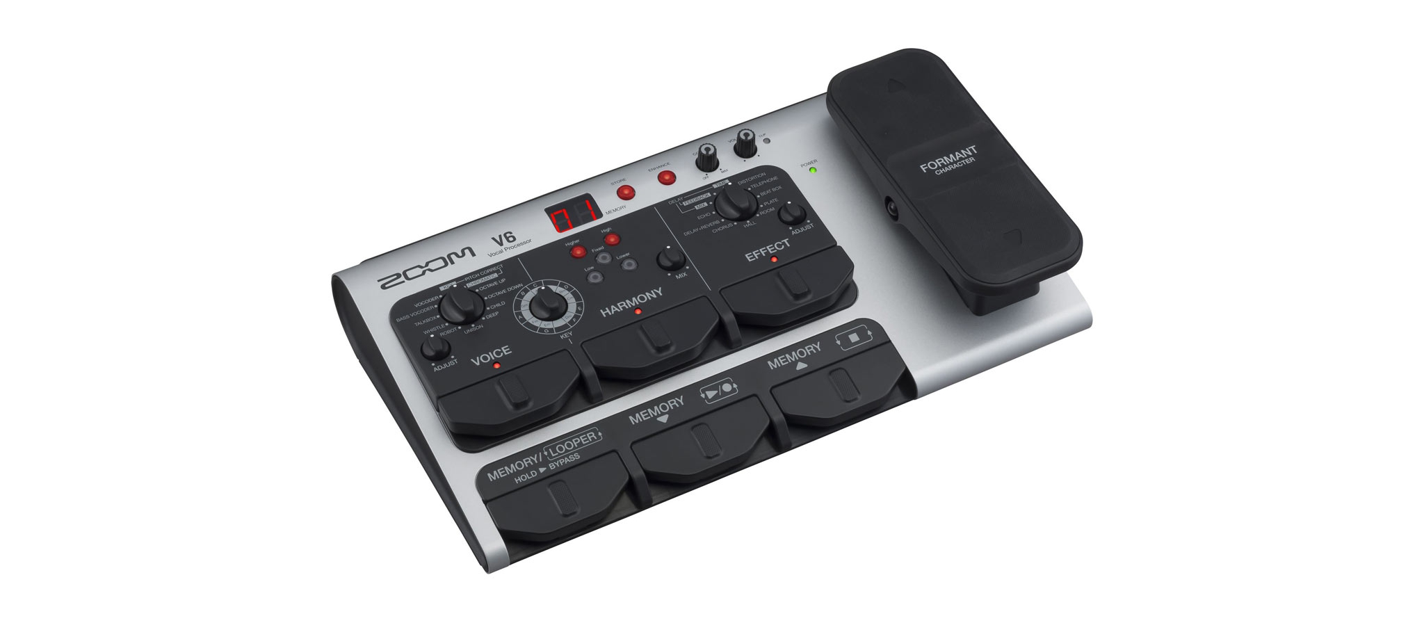 Zoom V6 SP Vocal Proc|hoogwaardige effecten | Dijkman Muziek