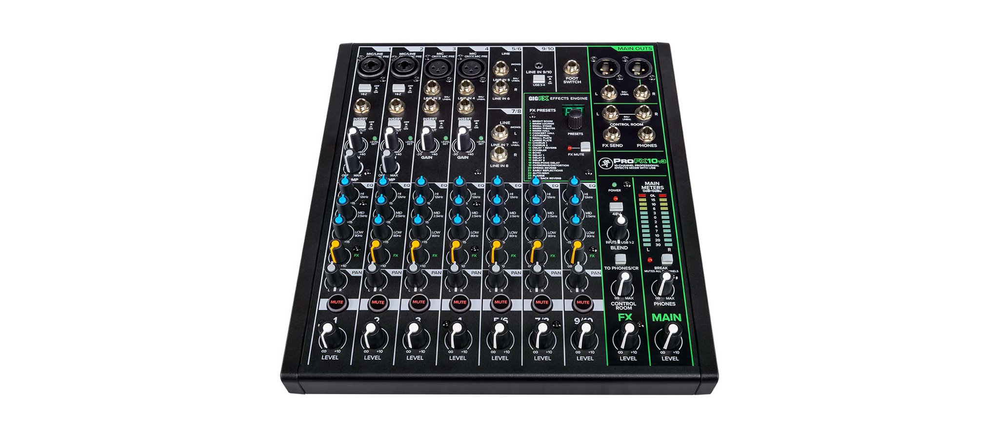Mackie ProFX10v3 10-Channel USB Mixer| Dijkman Muziek