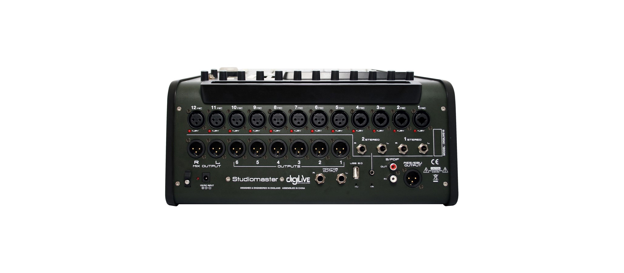 05060255343425, Studiomaster, DigiLiVe, 16, digitale, mixer ...