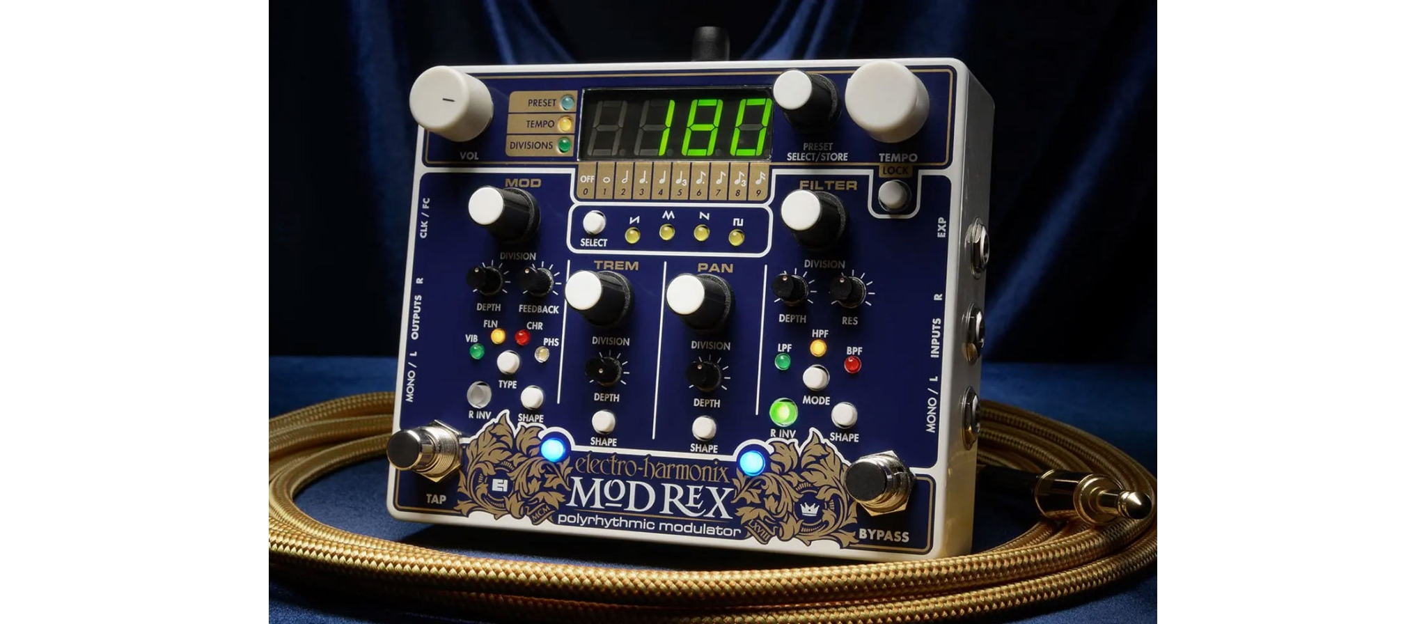 Electro Harmonix Mod Rex Polyrhythmic Modulator | DijkmanMuziek