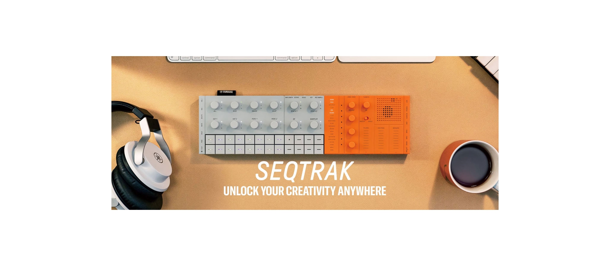 Yamaha SEQTRAK Orange | Nieuw | DijkmanMuziek