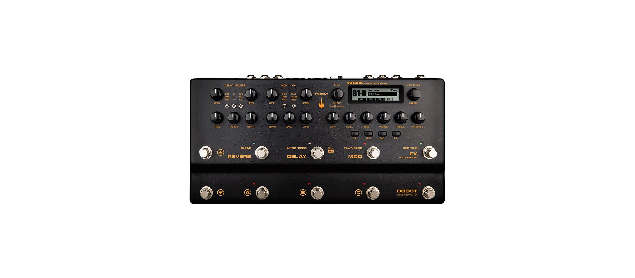 NUX NME-5 modeling guitar processor TRIDENT