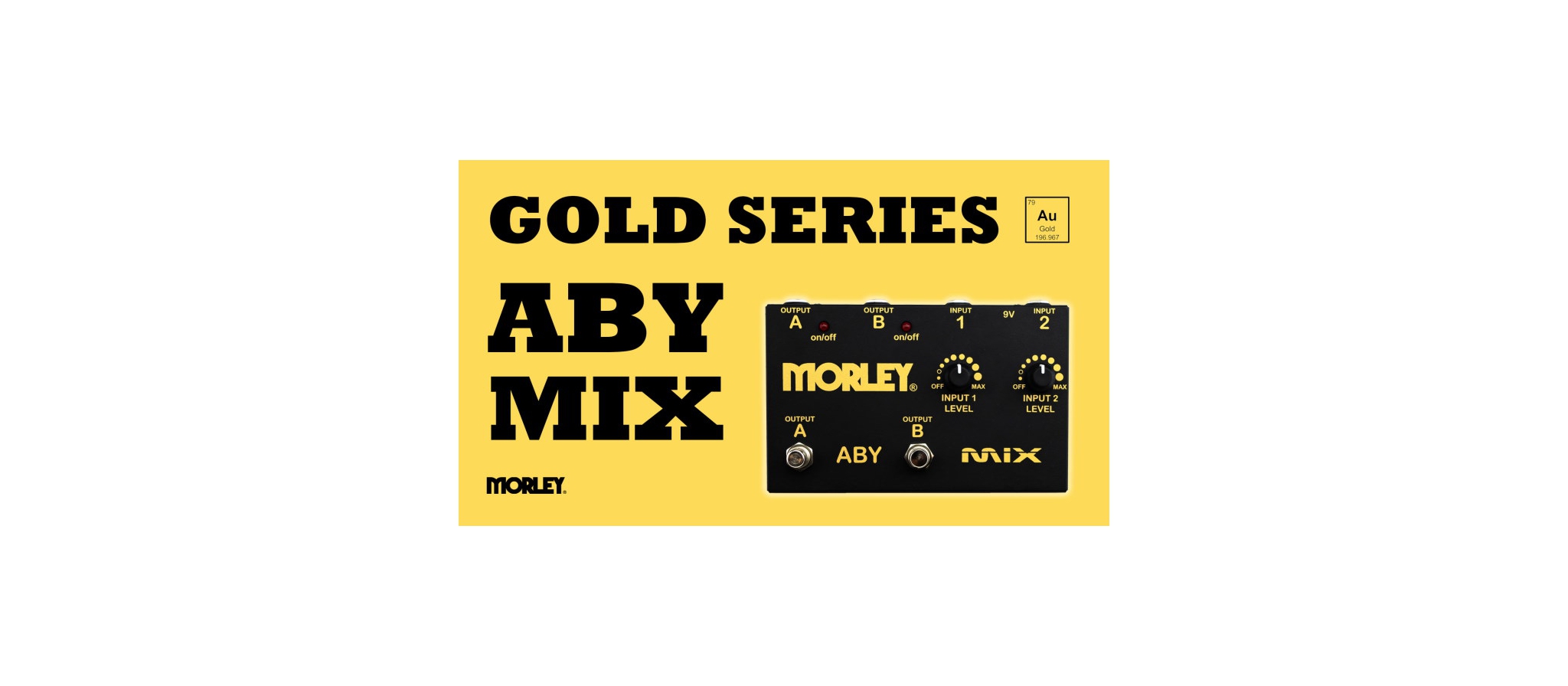 Morley ABY-MIX-G Gold Series signaal mixer | DijkmanMuziek.