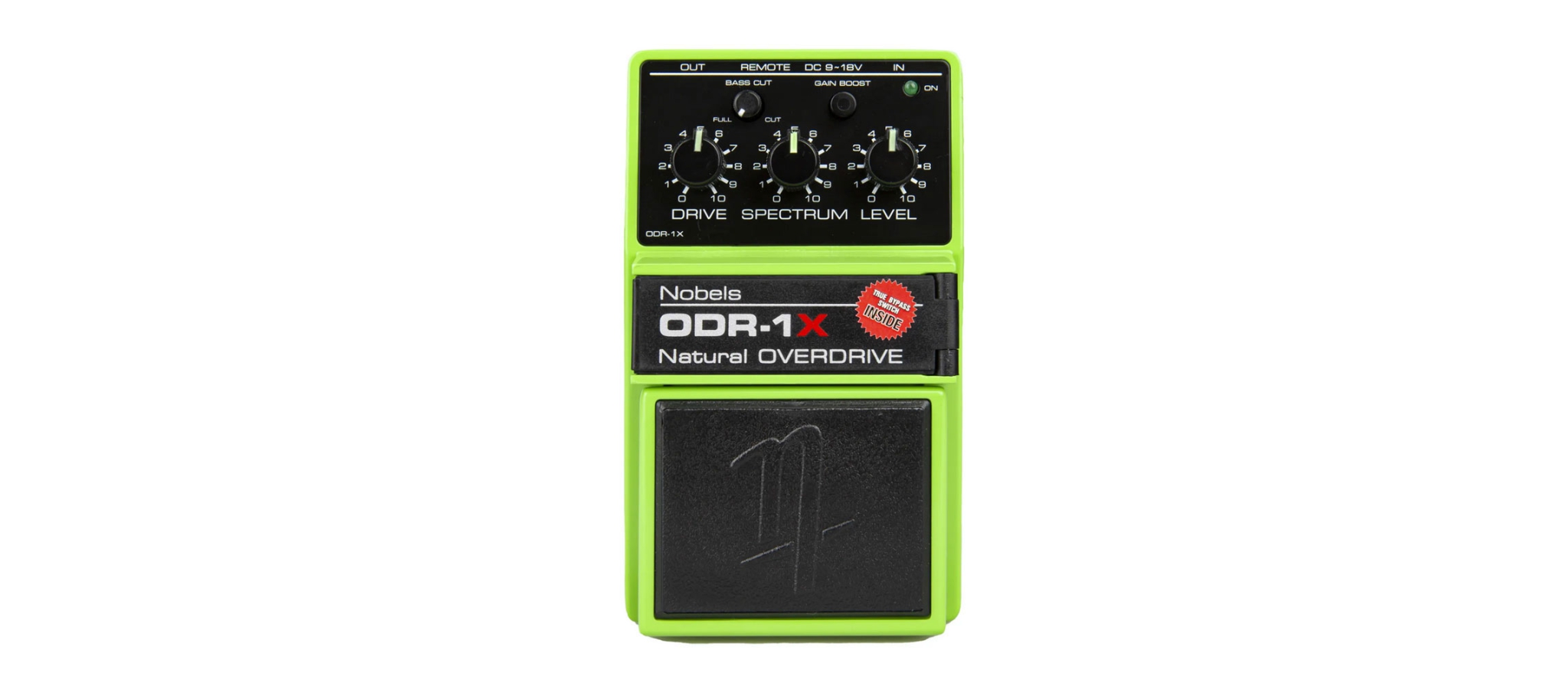 Nobels ODR-1X Natural Overdrive pedaal | DijkmanMuziek