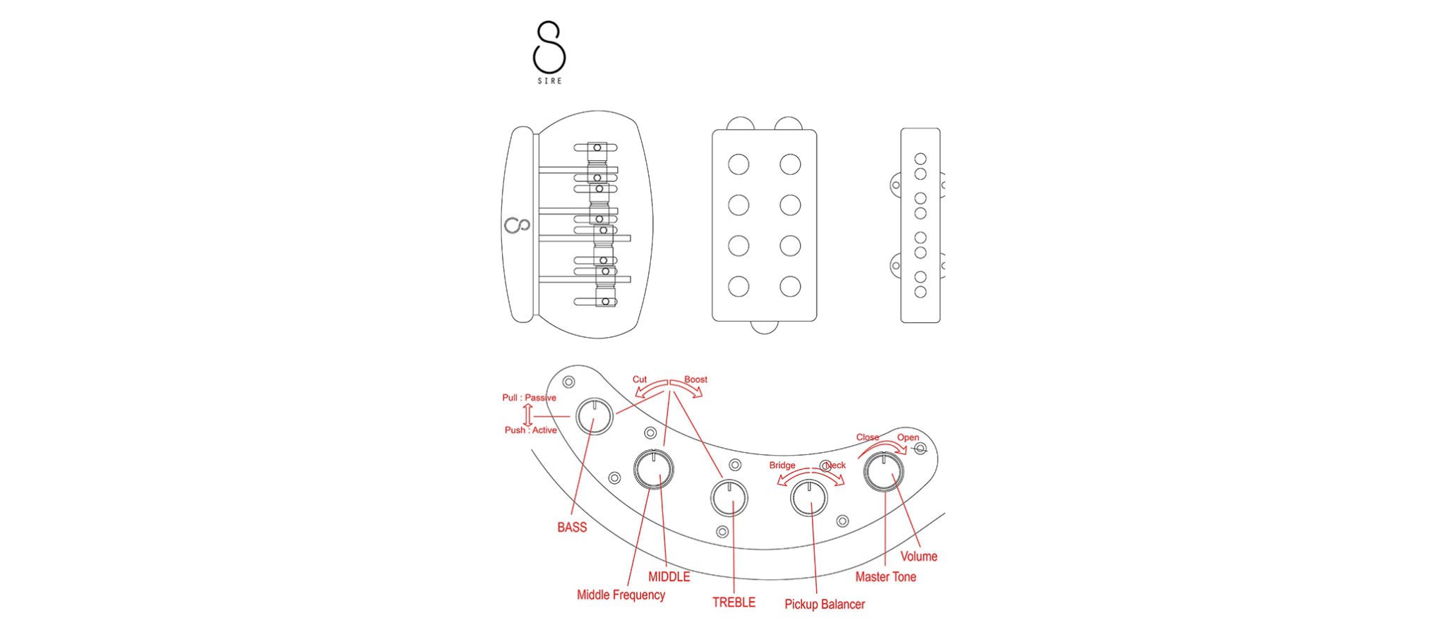 Sire Marcus Miller Z Series Z7 5 MT Mint Green | DijkmanMuziek